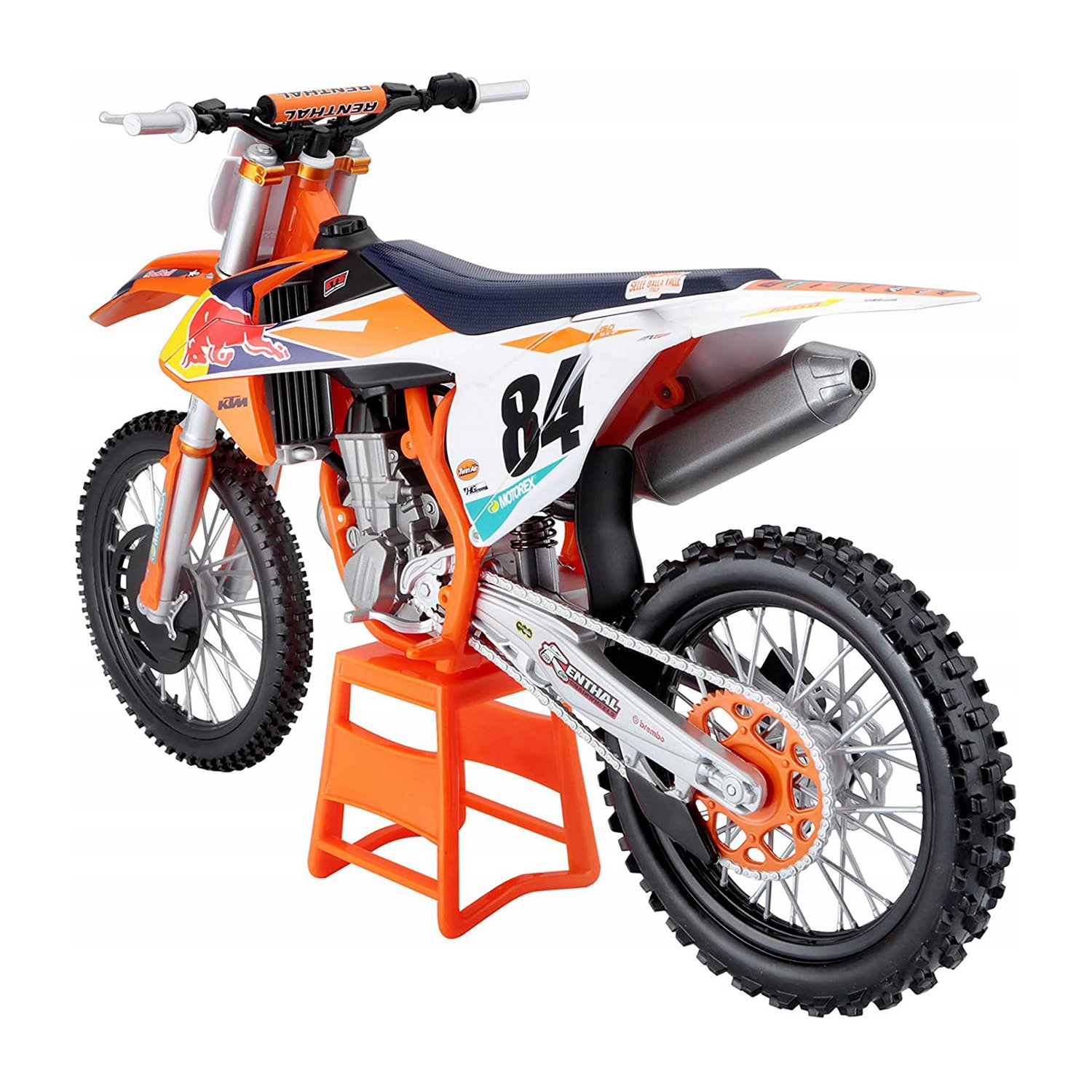 KTM 450 SX-F Cross Red Bull model skala 1:6 XXL Maisto ...