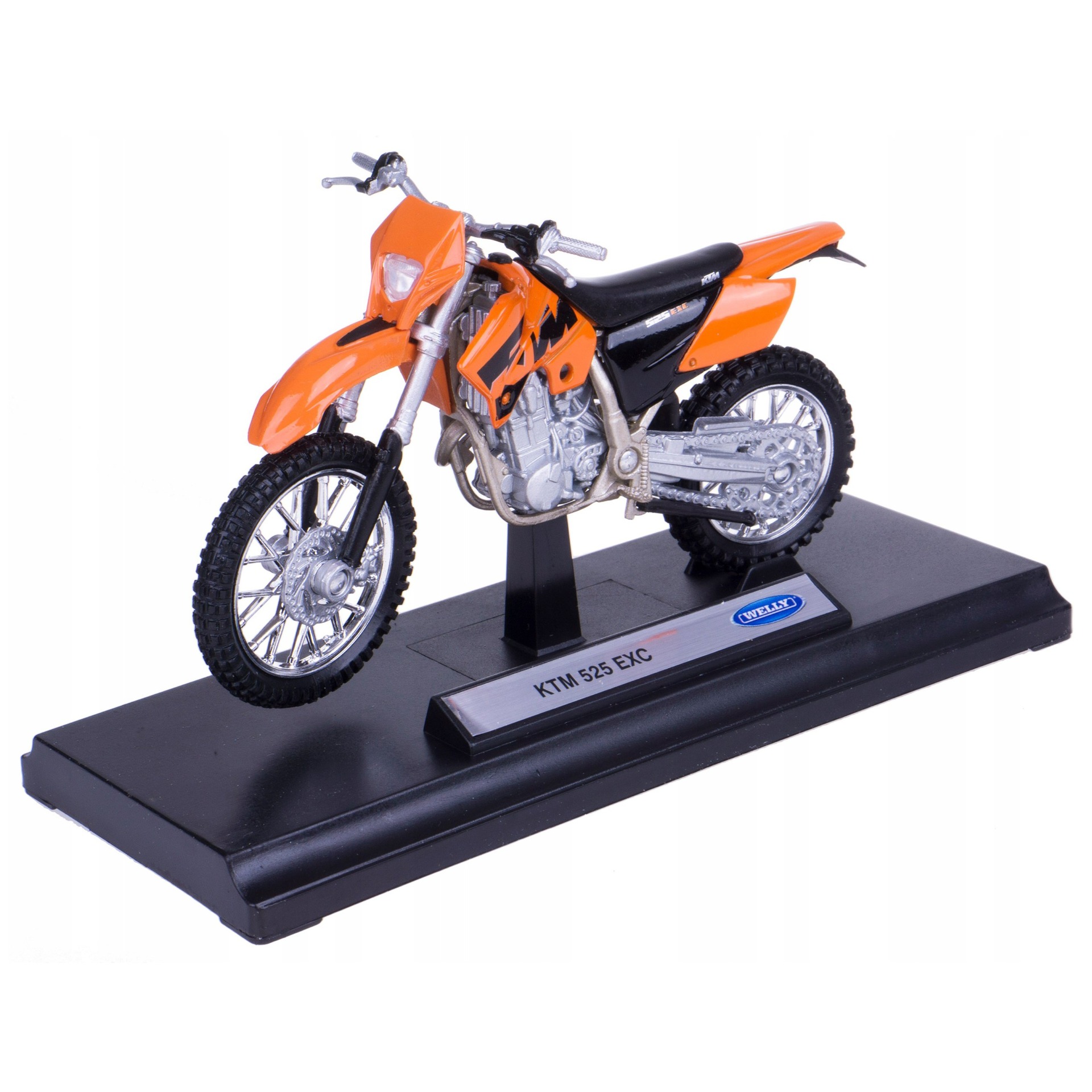 KTM 525 EXC Cross model skala 1:18 Welly | ManiacyMotocykli.pl